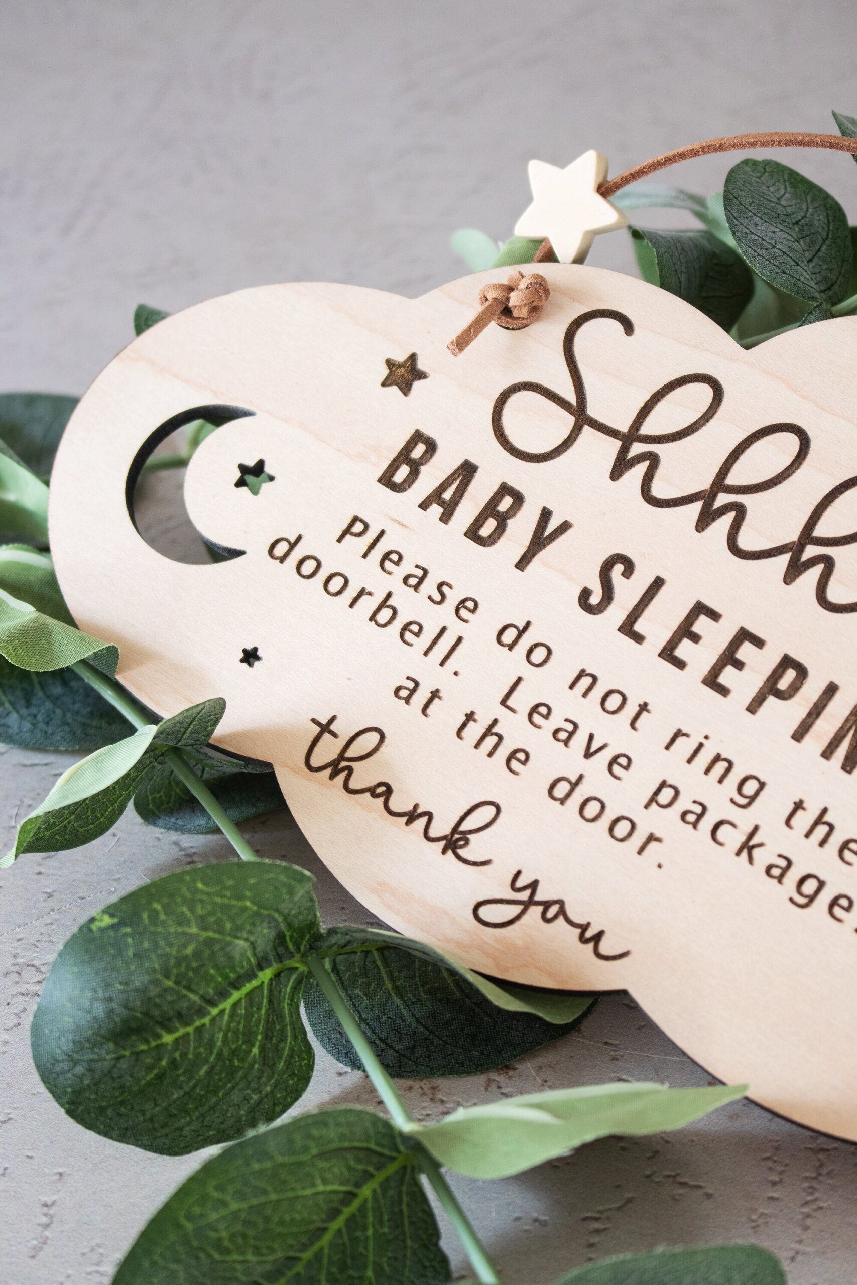 Shhh Sleeping Baby Sign